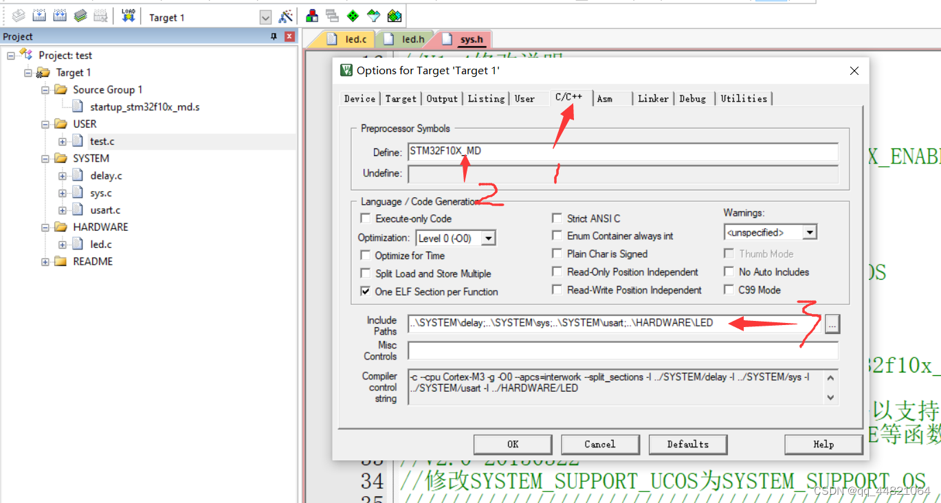 Stm32c8t6之跑马灯程序配置stm32c8t6启动文件选哪个 Csdn博客 
