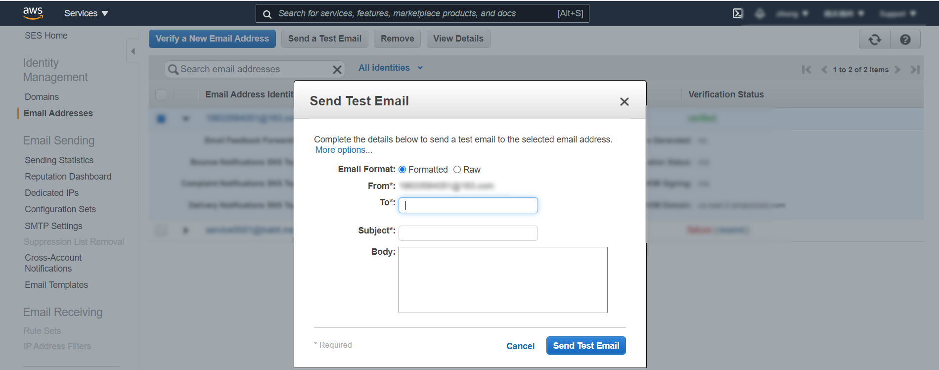 Java集成AWS的SES服务_亚马逊ses java-CSDN博客