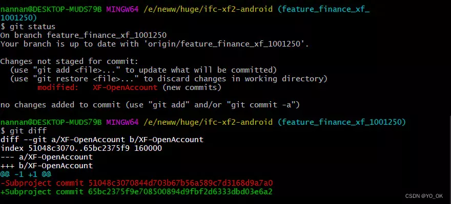 git 中 subproject commit XXX错误-CSDN博客