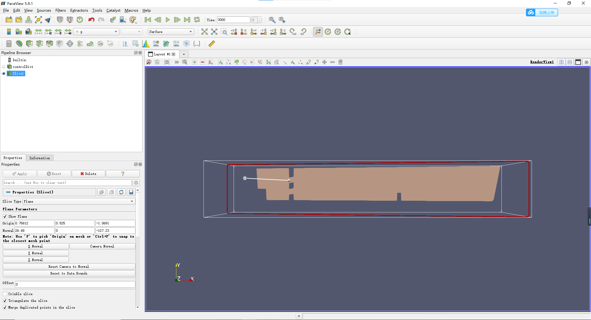Paraview——三维模型中二维切面矢量流场制作_paraview 矢量图-CSDN博客