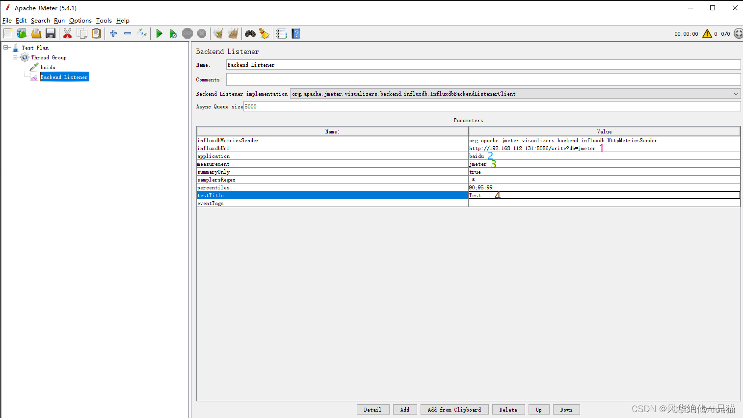 docker安装Grafana和Influxdb收集jmeter压测数据_influxd收集jmeter服务器数据-CSDN博客
