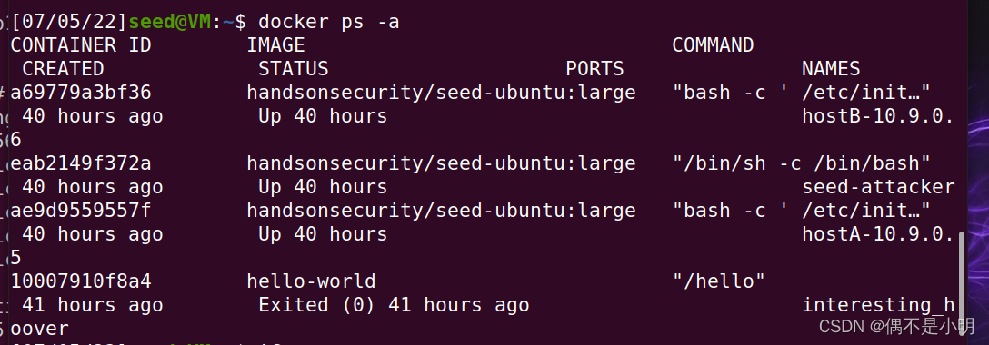 Lab1 Packet Sniffing And Spoofing Lab Csdn博客