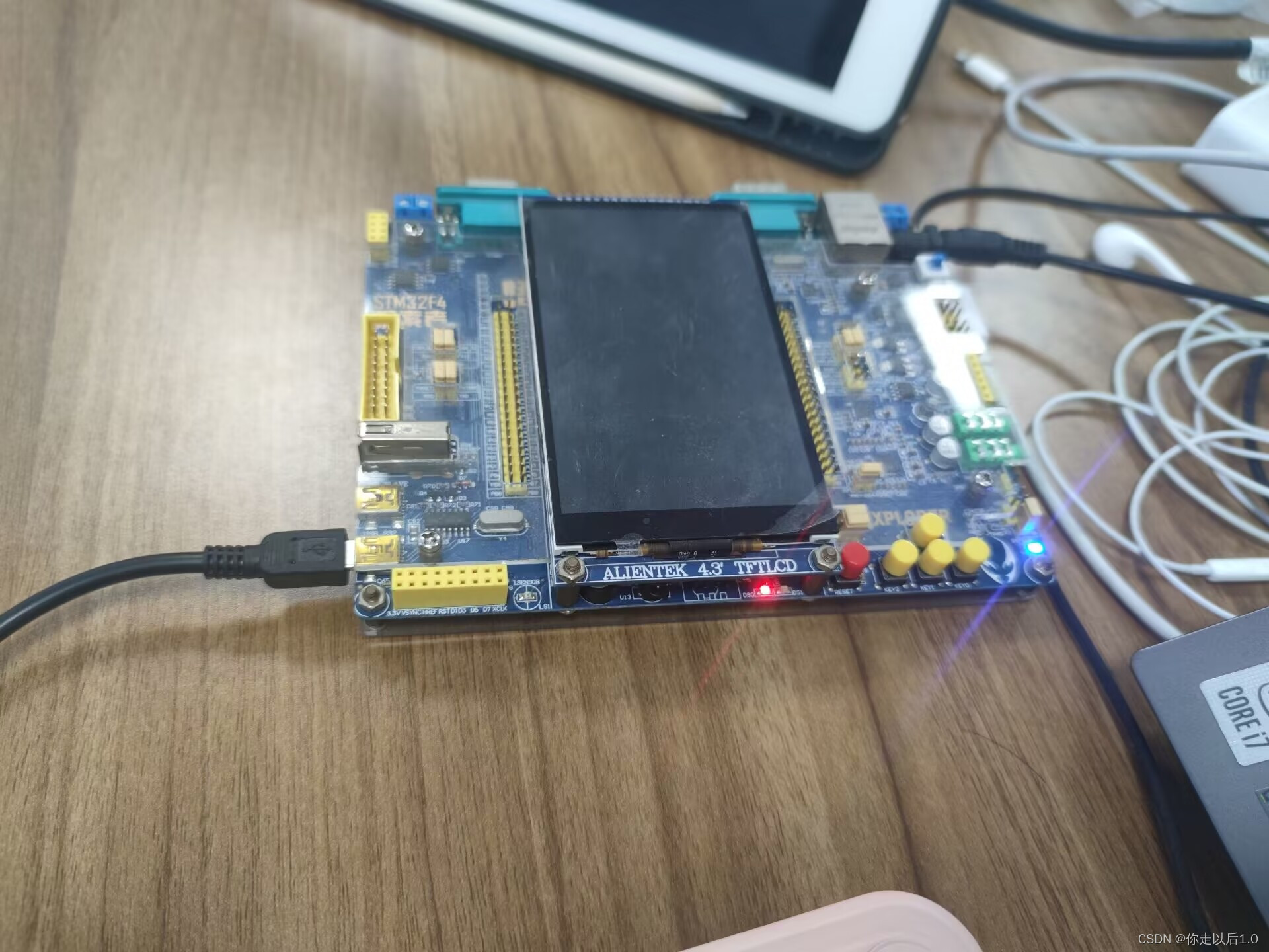 看野火的视频,用正点原子的板子(stm32f4探索者)点亮led灯(寄存器操作)stm32f4 寄存器按键控制led Csdn博客 0279