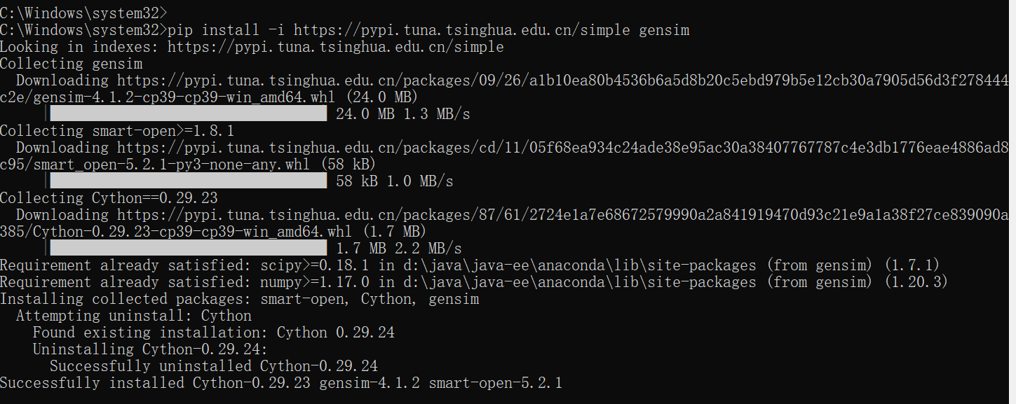 gensim安装_gensim库安装后检验-CSDN博客