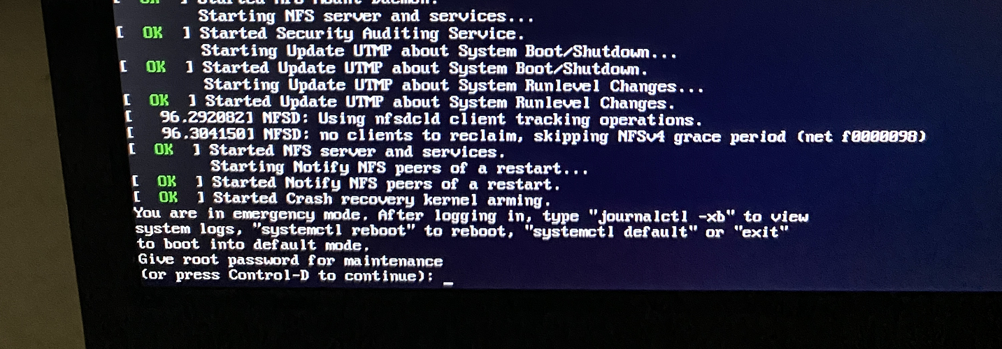 centos——开机显示 give root password for maintenance_or press control-d to continue-CSDN博客