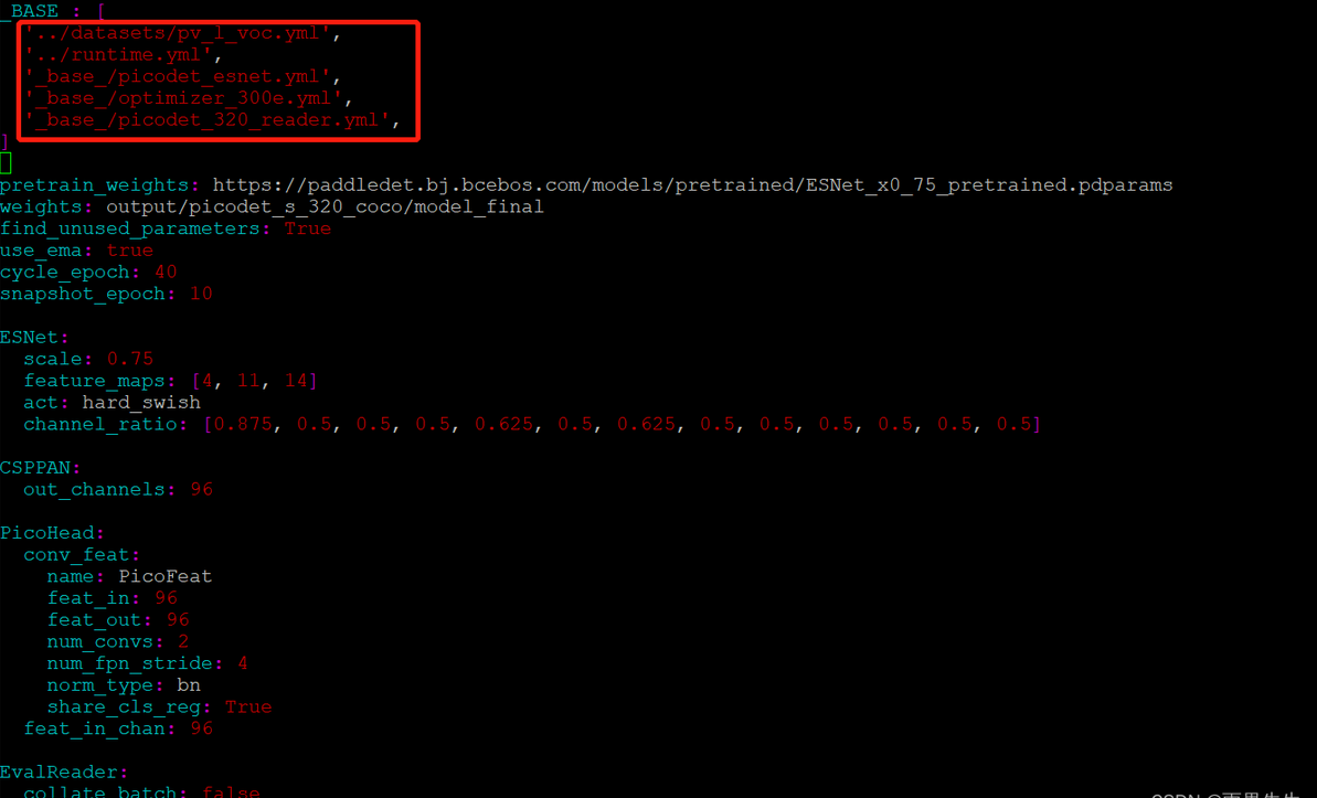 【笔记】飞桨PP-PicoDet算法训练自己数据：通过脚本把数据集处理好，配置好对应文件_picodet训练自己的数据-CSDN博客