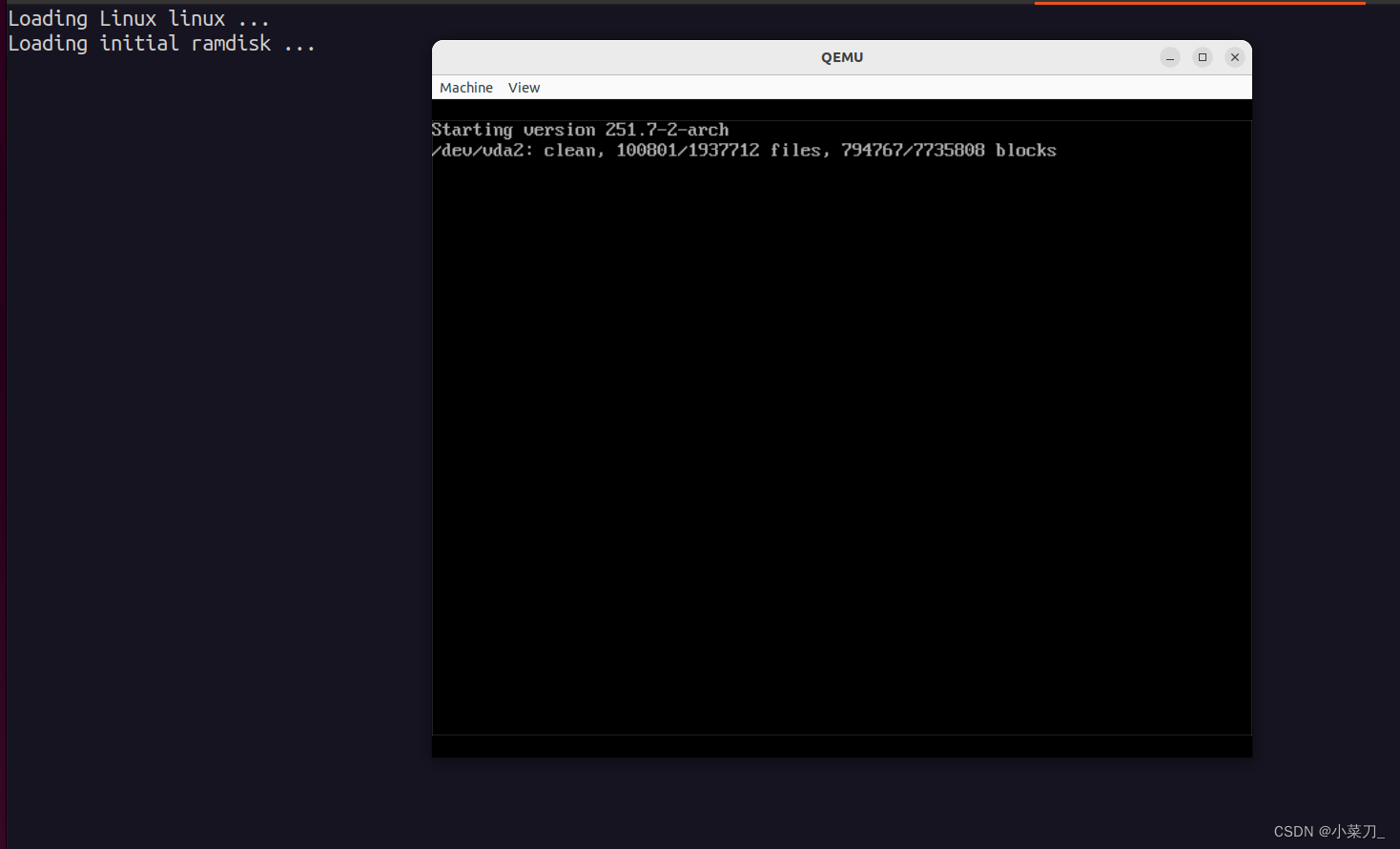 在x86平台体验龙芯LoongArch--使用Qemu-7.2安装LoongArch版的ArchLinux_archlinux loongarch-CSDN博客