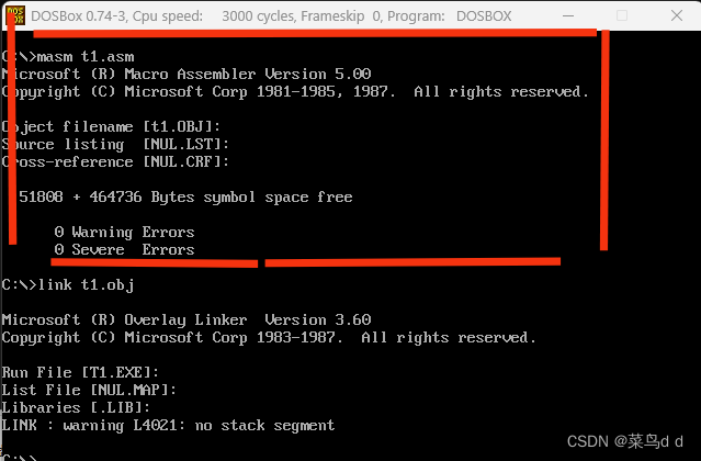 用dosbox执行汇编程序步骤_dosbox怎么运行汇编程序-CSDN博客