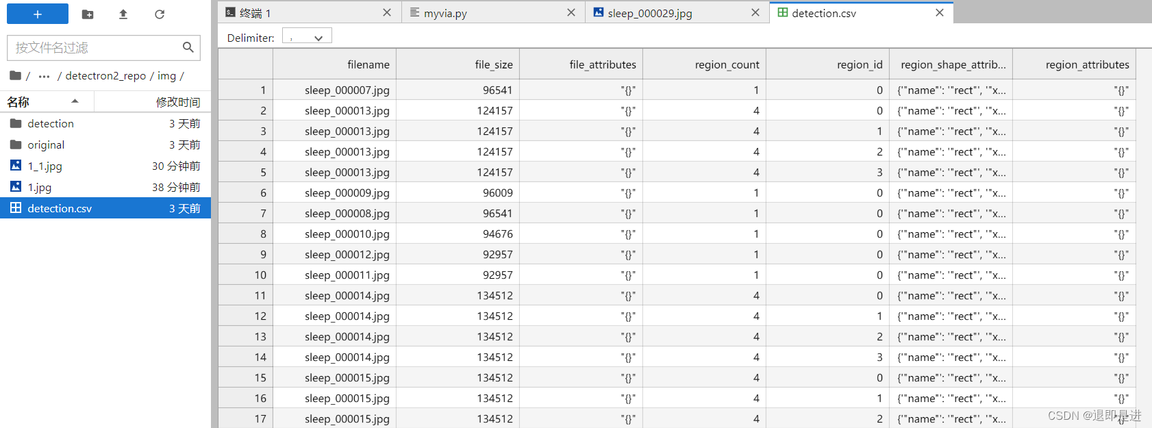 faster rcnn 实现via的自动框人-使用detectron2中faster rcnn将图片中的人检测出来，将坐标导入via(VGG Image Annotator)中，实现自动框选出 ...