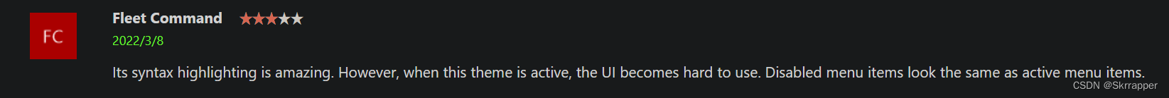 关于VS主题的切换方法以及主题推荐_one monokai vs theme-CSDN博客