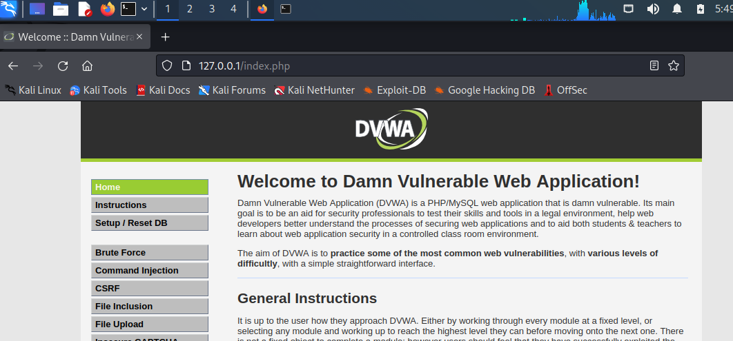 kaliLinux下docker的安装与dvwa靶场搭建_kali拉取并下载dvwa靶场-CSDN博客