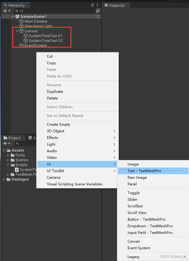 Unity3D获取当前系统时间并在UI界面中显示_unity获取系统时间-CSDN博客