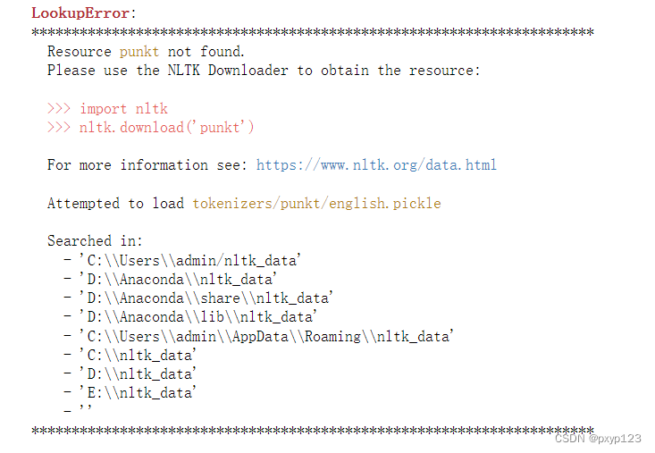 LookupError Resource Wordnet Not Found Please Use The NLTK Downloader