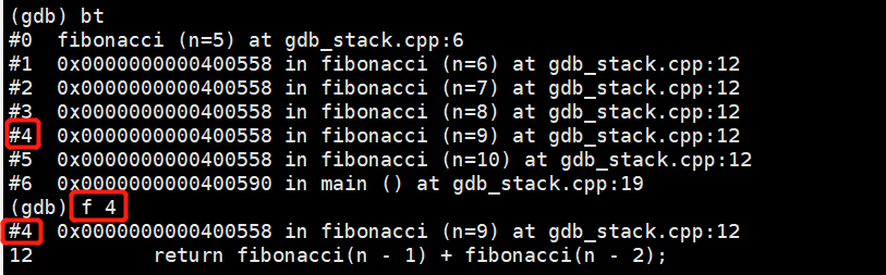 GDB入门教程之查看函数调用堆栈_gdb stack-CSDN博客