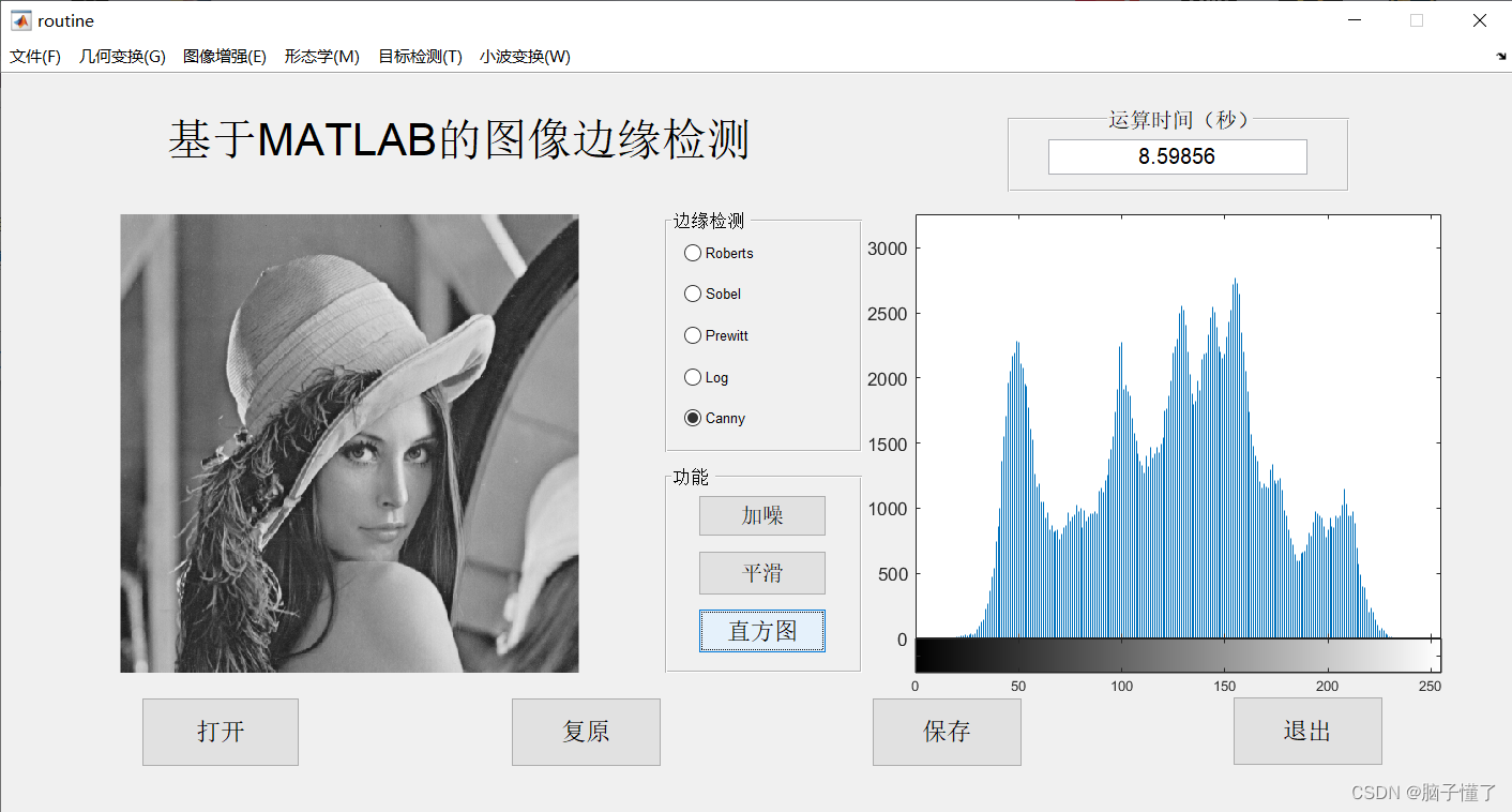基于matlab的图像边缘检测的仿真设计(matlab源码毕业论文)matlab能进行边缘计算仿真吗 Csdn博客