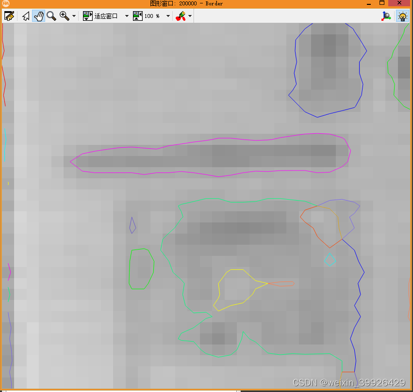 Halcon 使用阈值分割提取轮廓 Thresholdsubpixhalcon 阈值分割后提取 Csdn博客