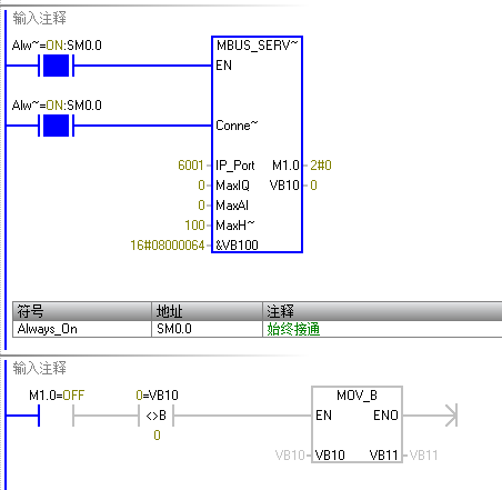 西门子200smart MODBUS TCP 通信返回83 02错误_modscan64-CSDN博客