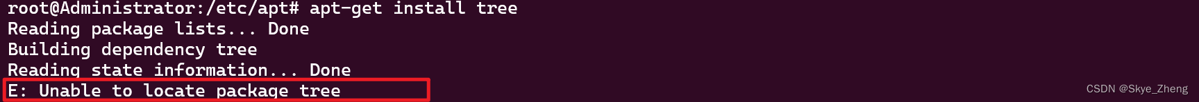 解决WSL2/ubuntu安装软件报错 E: Invalid operation insatll 问题-CSDN博客