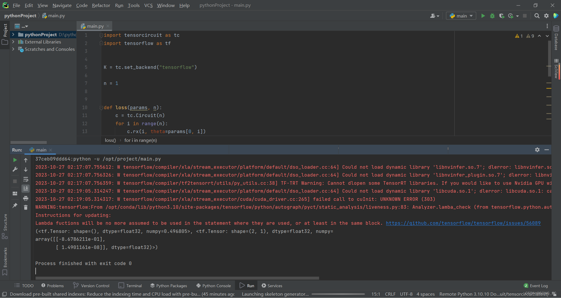 在Windows系统上使用Docker运行TensorCircuit-CSDN博客