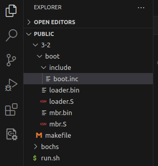 计算机系统结构与操作系统实验三（2）-编写MBR主引导记录_mbr 主引导记录类型-CSDN博客