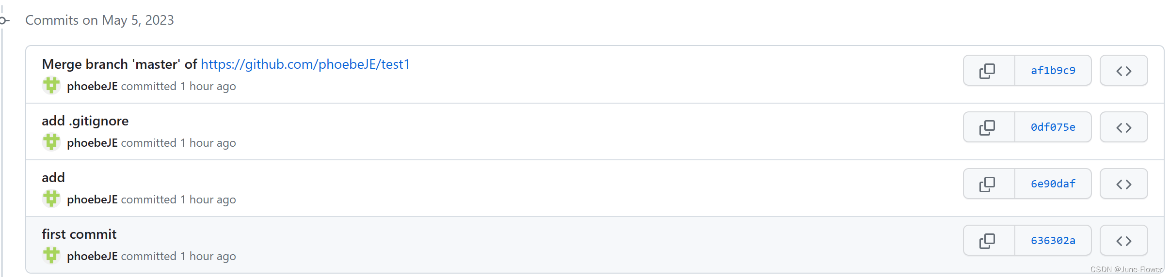 Git.1 状态不一致问题——Your branch is ahead of ‘origin/master‘ by 2 commits._June-Flower的博客-CSDN博客