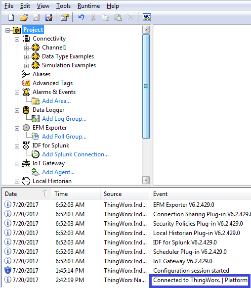 【PTC Thingworx(三)】连接和监控工厂设备_ptc-thingworx-CSDN博客