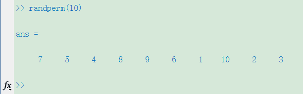 【20211208】【Matlab】使用Matlab中randperm生成1~N中无重复元素的M个数_matlab生成所有不重复数组-CSDN博客