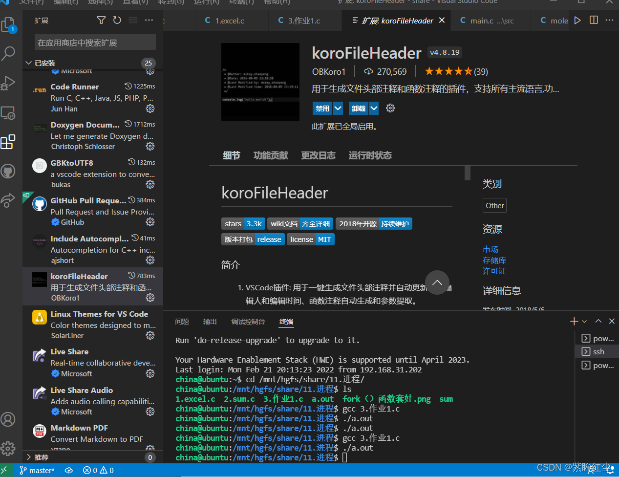 Vscode添加头部注释和作者注释报错怎么办?fileheadercustommade报错 Csdn博客