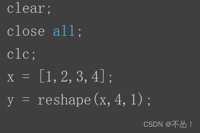 matlab 对指定矩阵进行重组 || reshape_matlab重组矩阵-CSDN博客