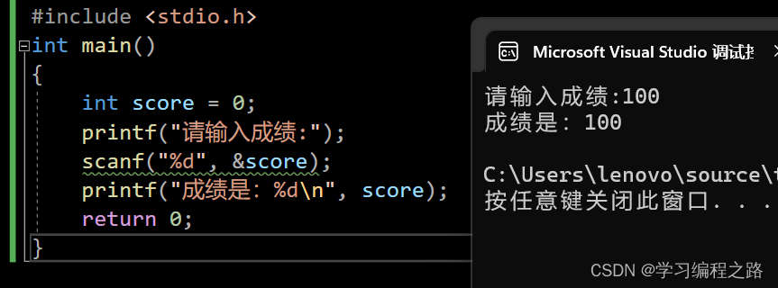 C语言printf和scanf详细介绍_printf double-CSDN博客