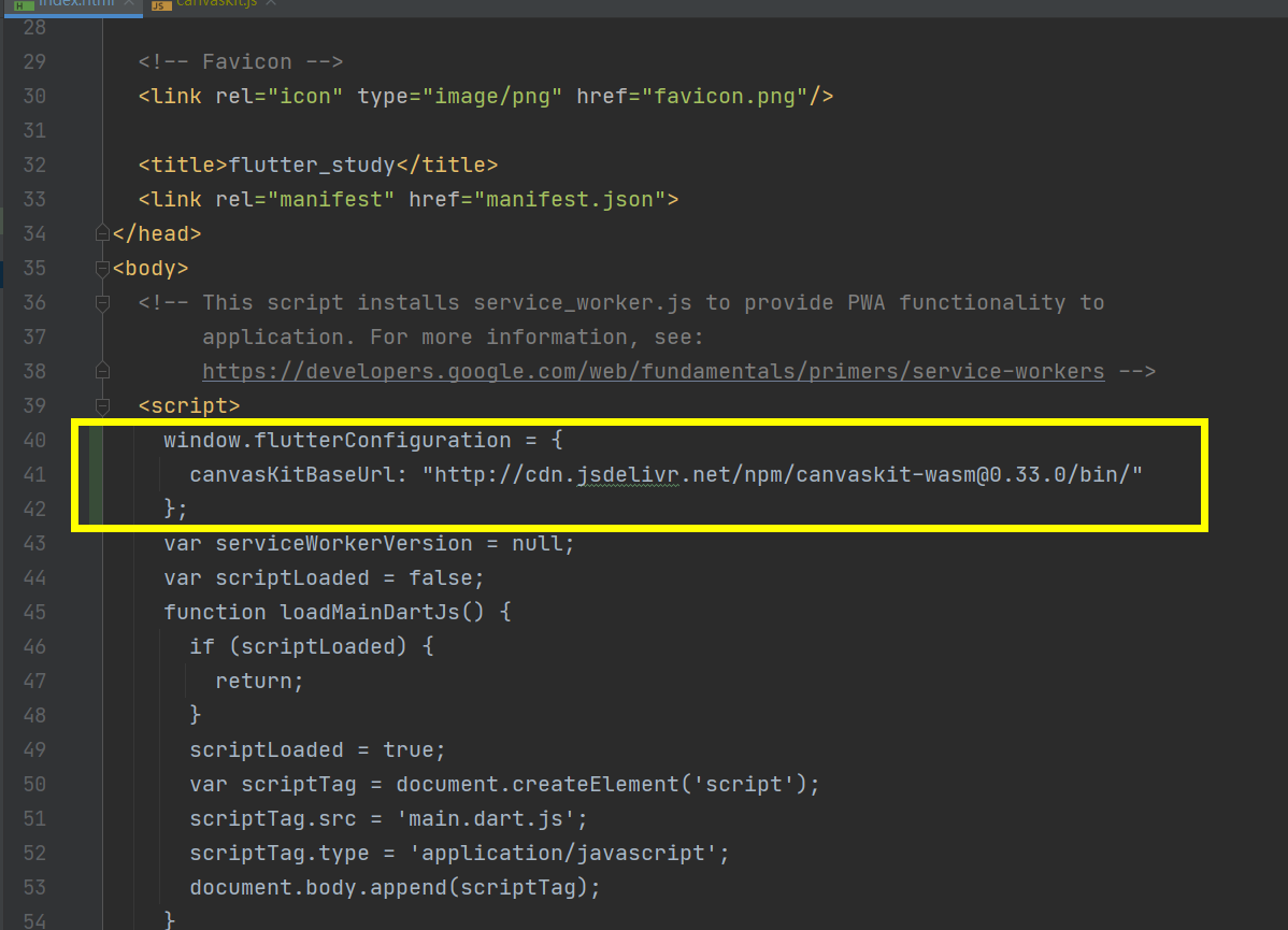 flutter 2.10 web canvaskit-wasm 加载太慢，解决方案_flutter 修改 canvaskit加载地址-CSDN博客