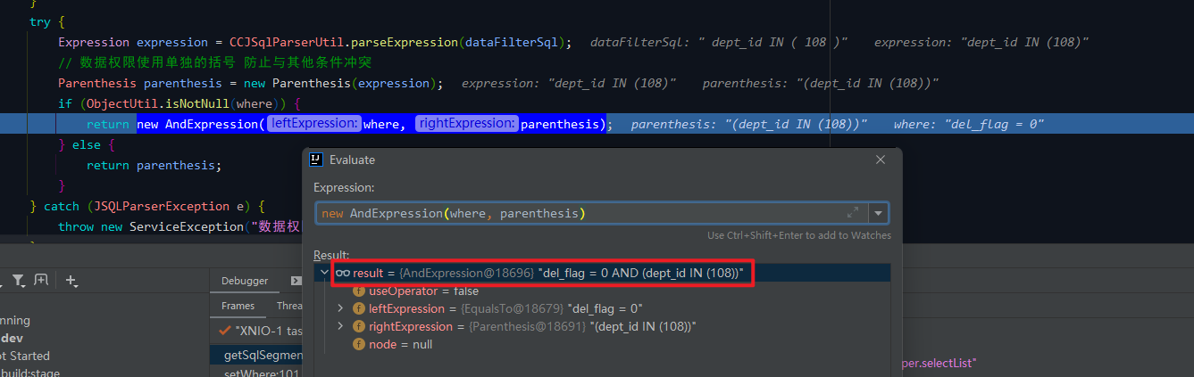 【RuoYi-Vue-Plus】学习笔记 09 - 数据权限调用流程分析（参照 Mybatis Plus 数据权限插件）_jsqlparsersupport-CSDN博客