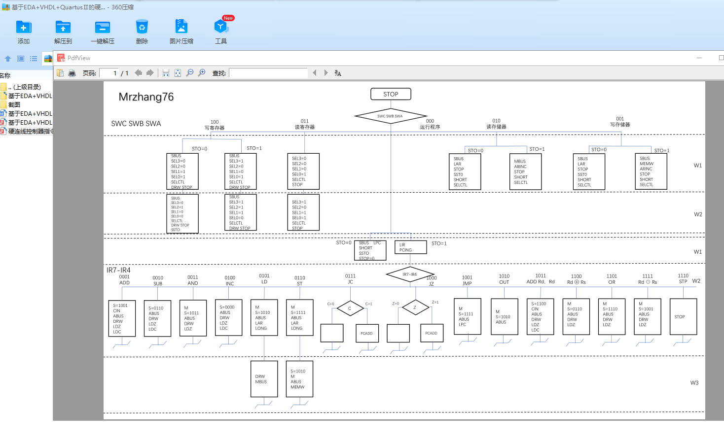 基于EDA+VHDL+QuartusⅡ的硬连线控制器的常规CPU设计_硬连线控制器的设计与仿真-CSDN博客