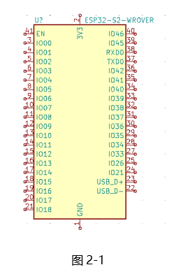 ESP-Drone无人机控制板设计的第一个任务---绘制ESP32-S2-WROVER模块及周边电路_esp32 无人机 主控-CSDN博客