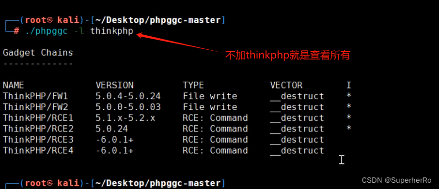 WEB攻防-PHP反序列化&CLI框架类&PHPGGC生成器&TP&Yii&Laravel利用-CSDN博客