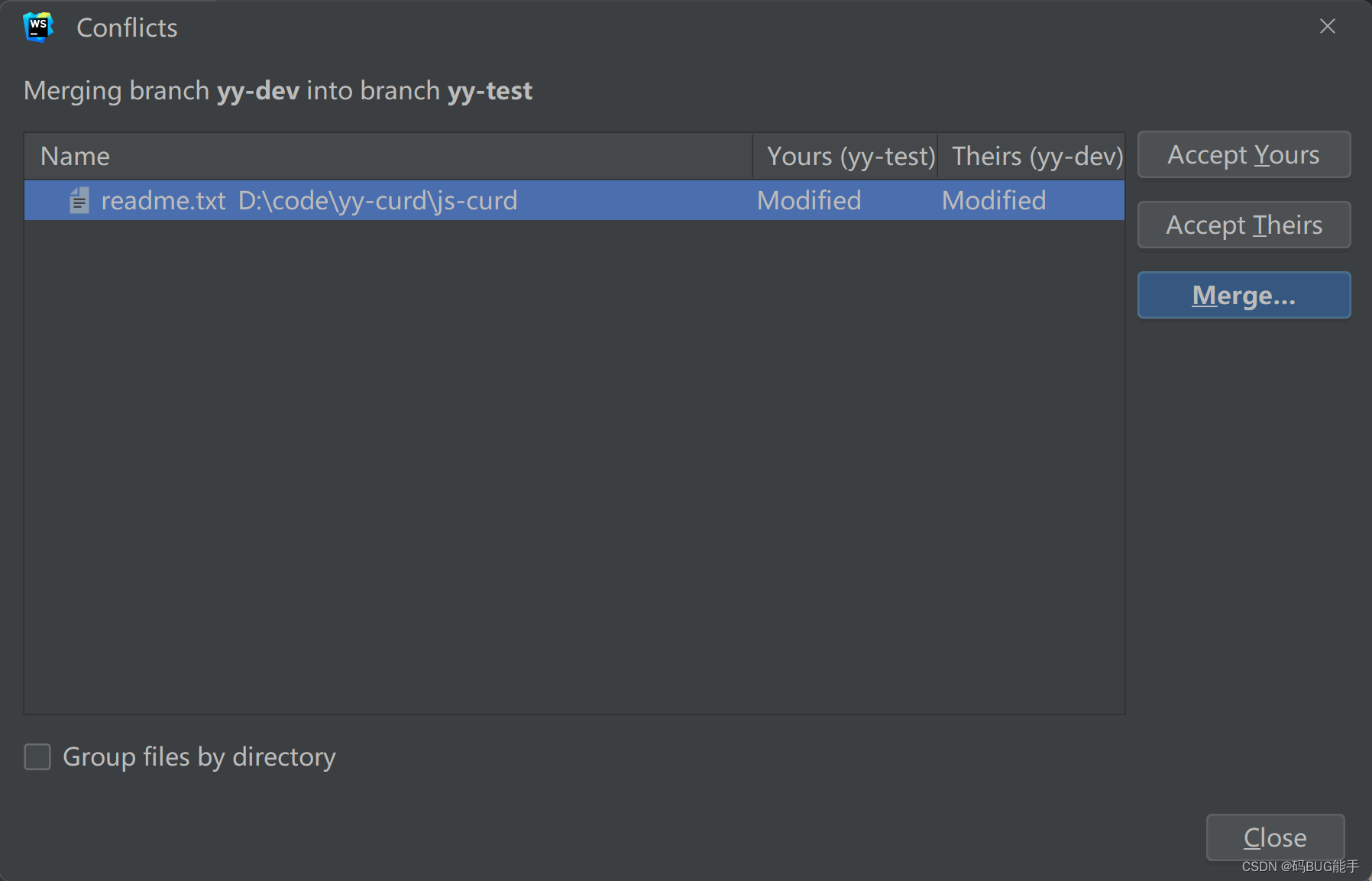 Git----在Webstrom中使用Git_webstrom2023.4 怎么查看更新下来的文件-CSDN博客