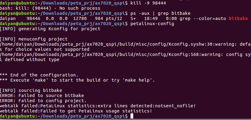 【工作笔记】ERROR: Only one copy of bitbake should be run against a build directory_bitbake.lock_我也想变成 ...