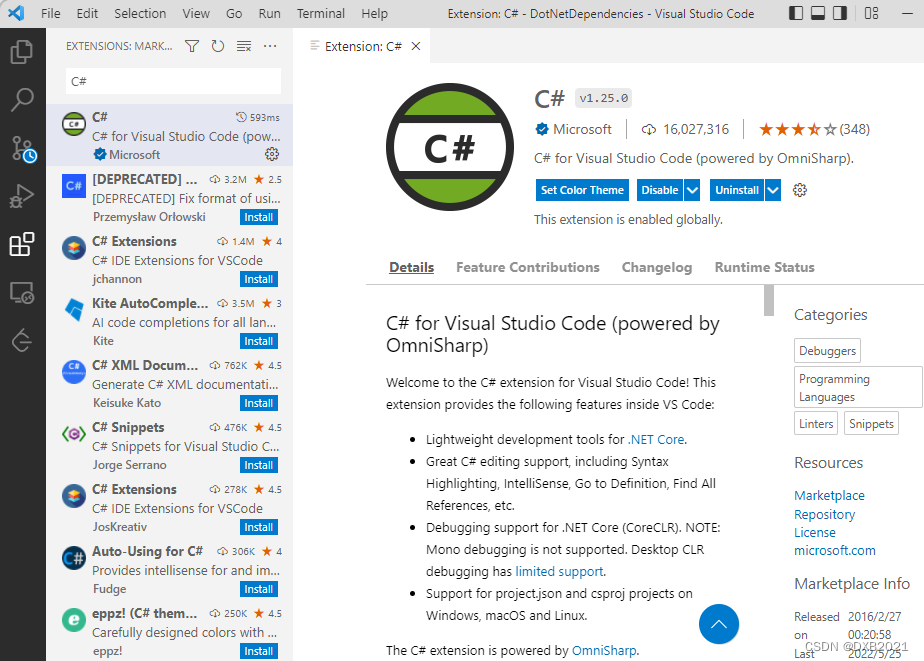 2022年5月26日：用C#生成.NET应用程序--创建新的.NET项目并使用依赖项（部分没看懂。）_dotnet add package ...