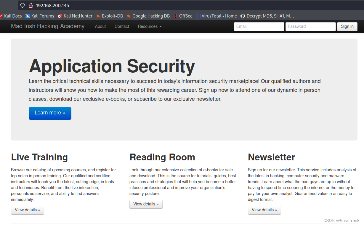 红队打靶：LampSecurity:CTF7打靶思路详解（vulnhub）_lampsecurityctf-CSDN博客