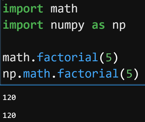 Python 和 Numpy 的阶乘函数，以及对数组求阶乘numpy 阶乘 Csdn博客 