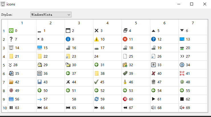 PyQt显示所有内置icon_pyqt icon-CSDN博客