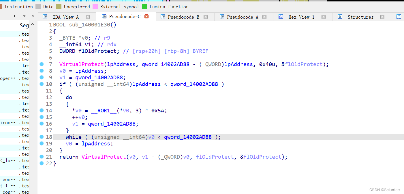 CTF Reverse逆向学习之SMC动态代码加密技术，题目复现（NSSCTF）（[网鼎杯 2020 青龙组]jocker）_逆向 smc-CSDN博客