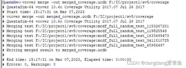 路科验证MCDT实验5学习笔记_questasim代码覆盖率-CSDN博客