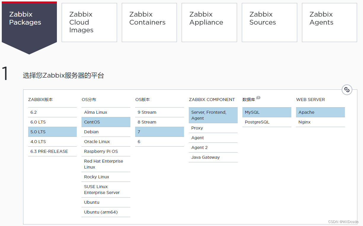 在CentOS7上安装Zabbix5.0（官网安装会有很多的错误需要处理，此文档是实践后的说明）_centos 7 安装zabbix导入架构数据是报错-CSDN博客