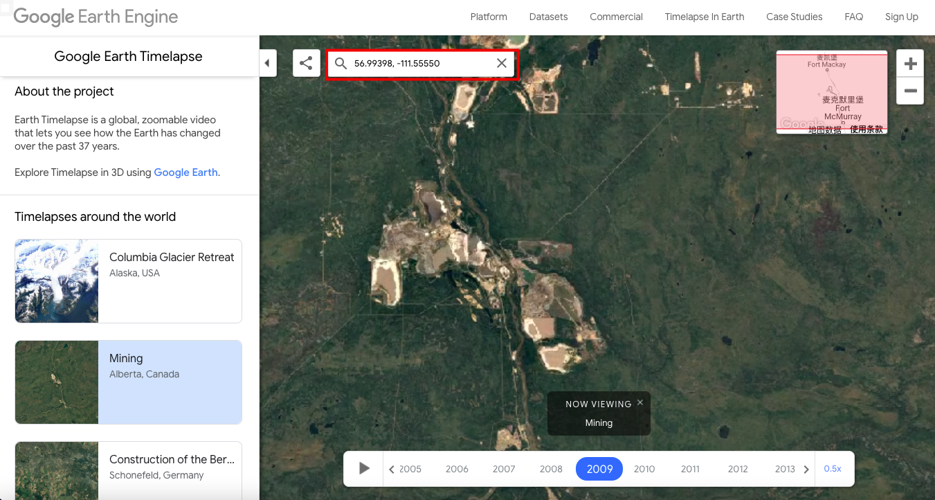 Google Earth Engine 新功能上线——无论你身在何处Timelapse一键让你获取地球过去37年间到底发生了哪些变化 ...