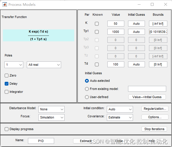 通过数据辨识传递函数（系统辨识第三篇）_传递函数参数辨识-CSDN博客