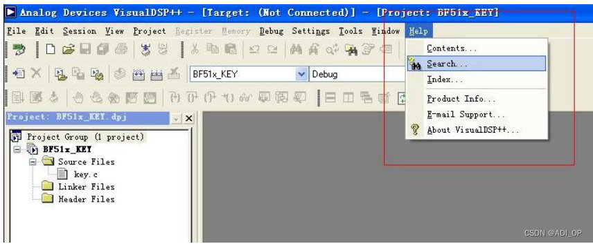 ADSP-21375的开发详解（二）用Visual DSP++软件来调试程序_dsp一般用什么软件-CSDN博客