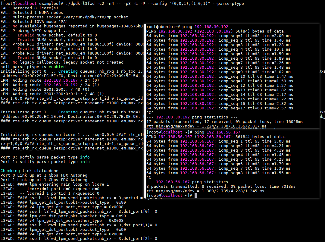 dpdk l3fwd/l2fwd实验-CSDN博客