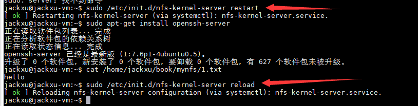 mount:mounting:/jackxu/mynfs on /mnt failed: Operation not supported及nfs-server.service is not ...